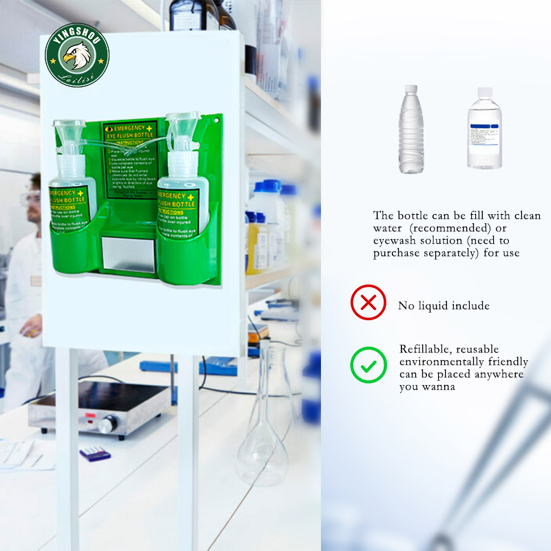 First aid eye flush portable Purified Water Eyewash: Compact Emergency ...